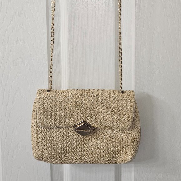 Straw Crossbody | Bags | Small Crossbody Straw Purse Light Weight Nwot ...